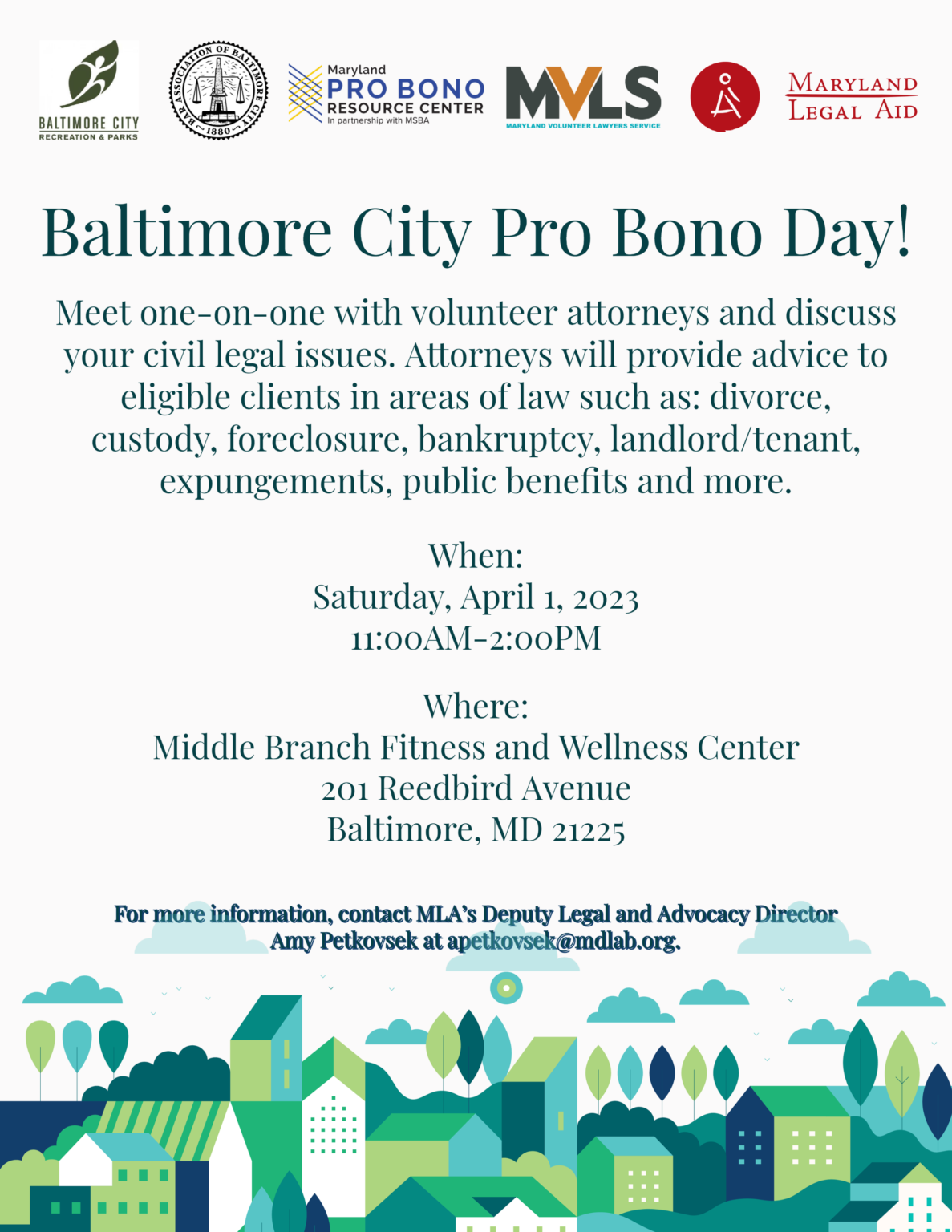 Baltimore City Pro Bono Day - Maryland Legal Aid